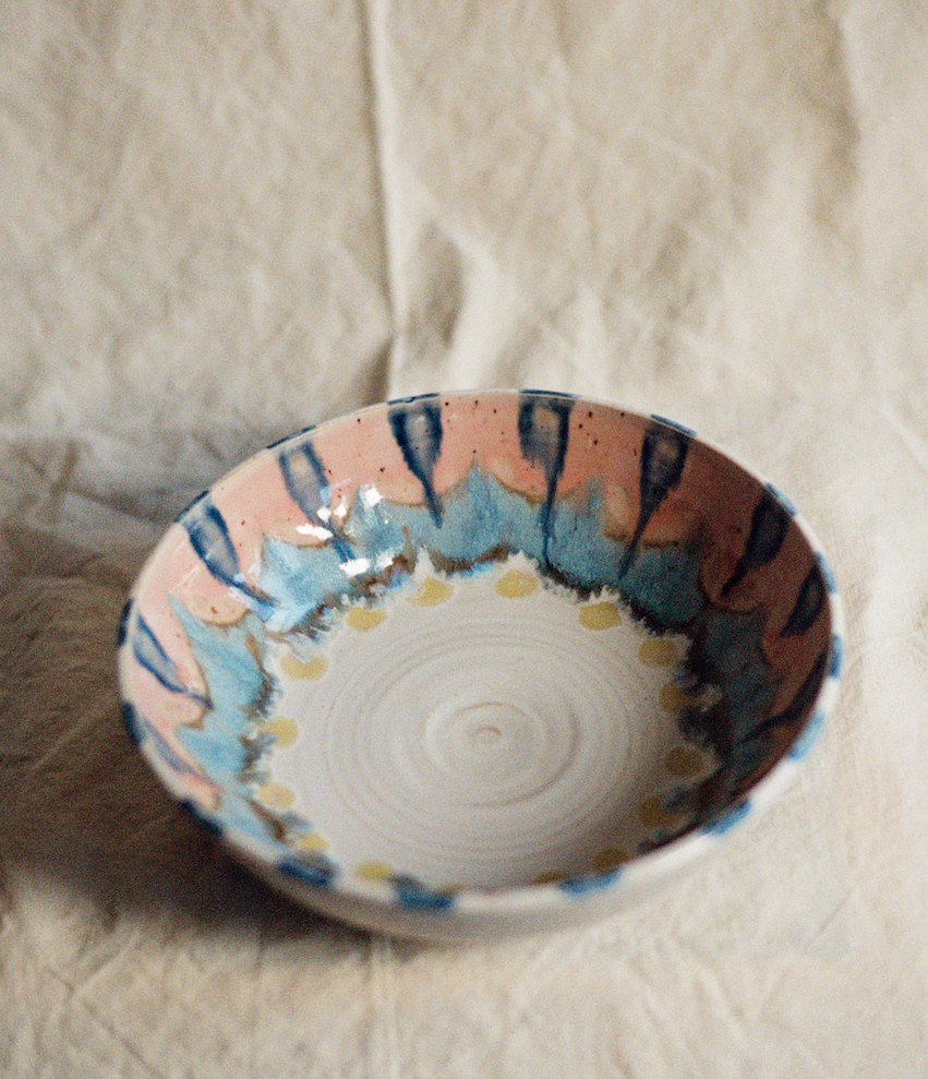 Emily Conroy Ceramics - Decorative Peacock Bowl – April 11